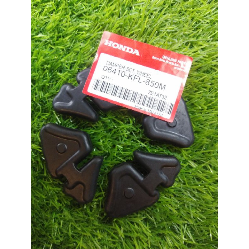 DAMPER WHEEL SET ORIGINAL 100% (GETAH SPORKET) EX5 DREAM / WAVE 100 ...