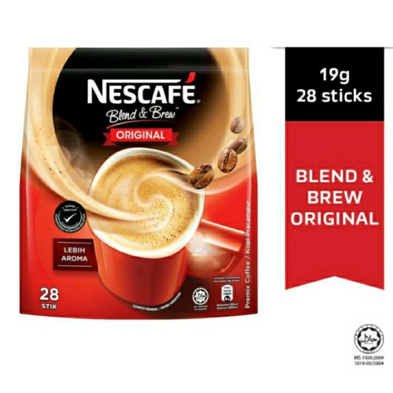 NESCAFE Blend & Brew Original (19g x 28s) | Shopee Malaysia