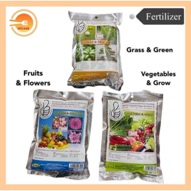[Ready Stock] HICOOK Daya Organic Fertilizer 500g Grass/Fruits ...