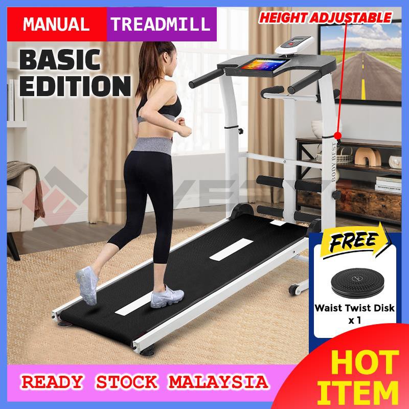 BEDL Multi-Function Fitness Equipment Mini Foldable Manual Running ...