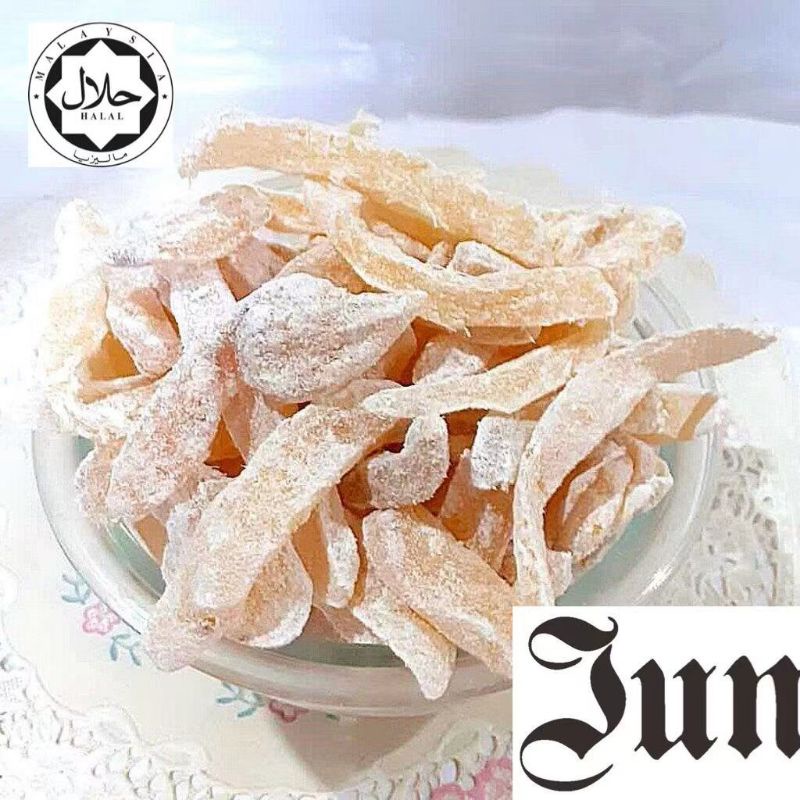 🔥Ready Stock🔥100g Asam Halia Manis Putih Halus /White Ginger / 白姜条 ...
