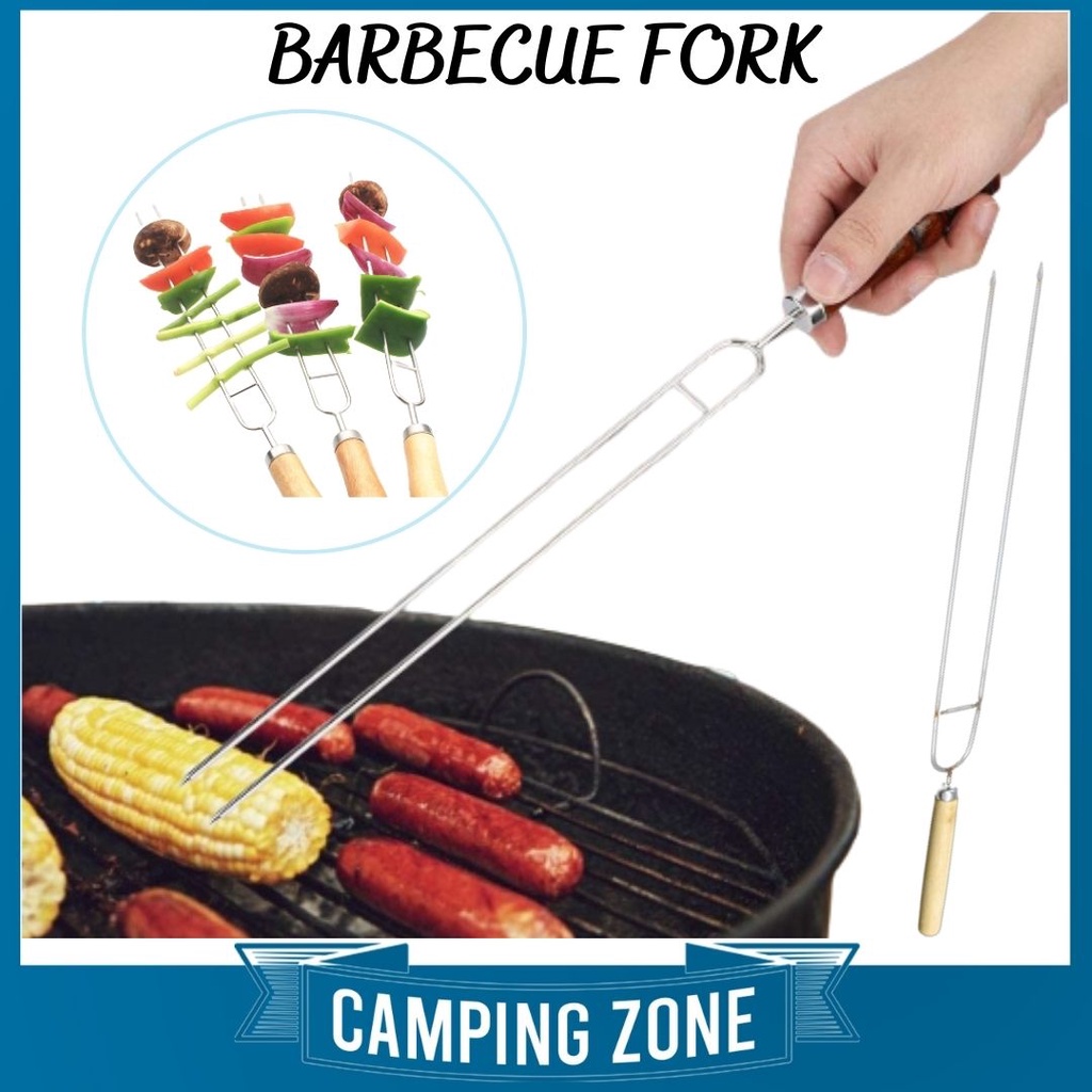 Barbeque Skewer Bbq Stick Barbecue Fork Long Handle Bbq Skewer Bbq ...
