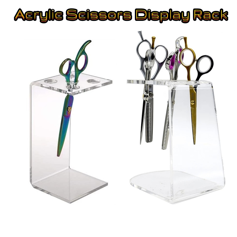 Ready Stock Quick Shipment#Acrylic Scissors Rack Transparent Socket ...