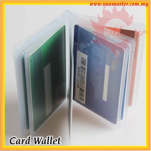 PVC IC Card Wallet | ID Card Holder Transparent PVC with 2/4/6/8 Pocket IC ATM LESEN | 卡套 ...