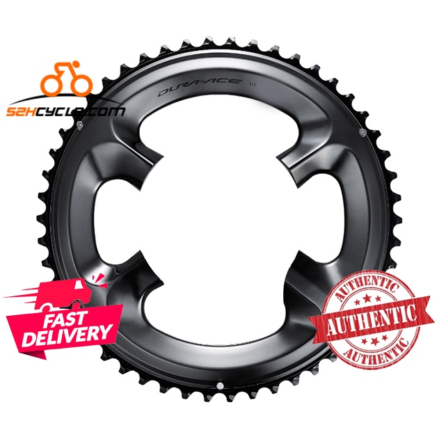 Shimano R9100 Dura Ace 11 Speed Chainring 52T For 52T 36T Combination For Dura Ace Crankset For ...