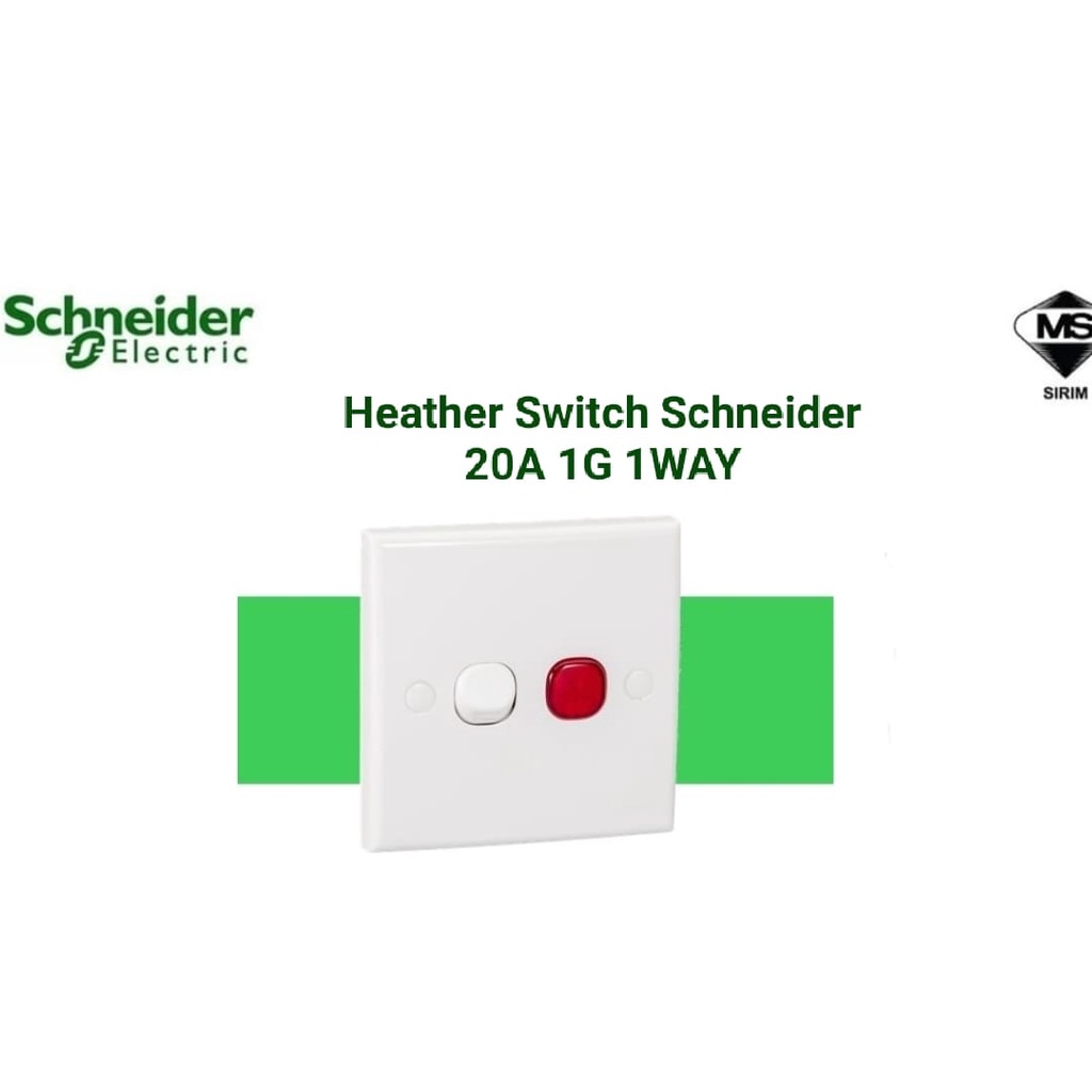 🔥READY STOCK🔥 SCHNEIDER Clipsal S-Classic E32D20NAR 20A Double Pole ...