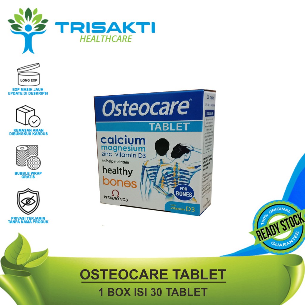 Osteocare Syrup 100ml/TABLET 1 BOX Of 30 Tablets VITABIOTICS Calcium ...