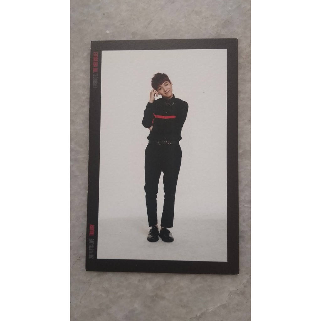 BTS 2014 LIVE TRILOGY EP.II : THE RED BULLET OFFICIAL SUGA POSTCARD ...