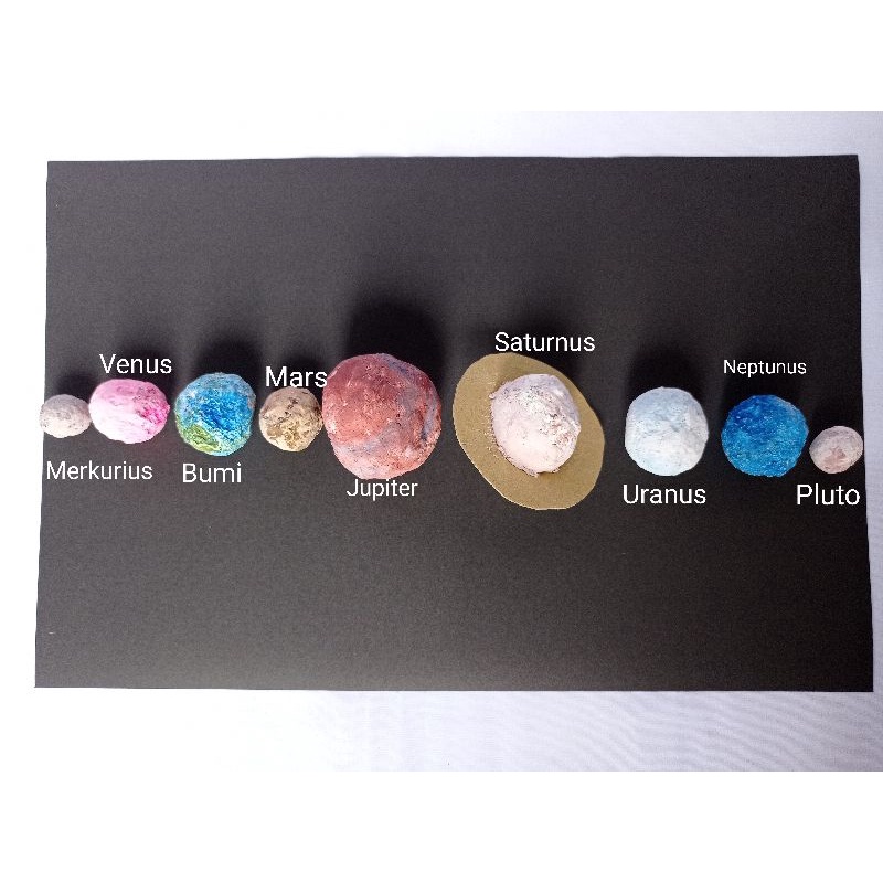 Planet Solar System Mockup Package Has Been Painted from paper pulp ...