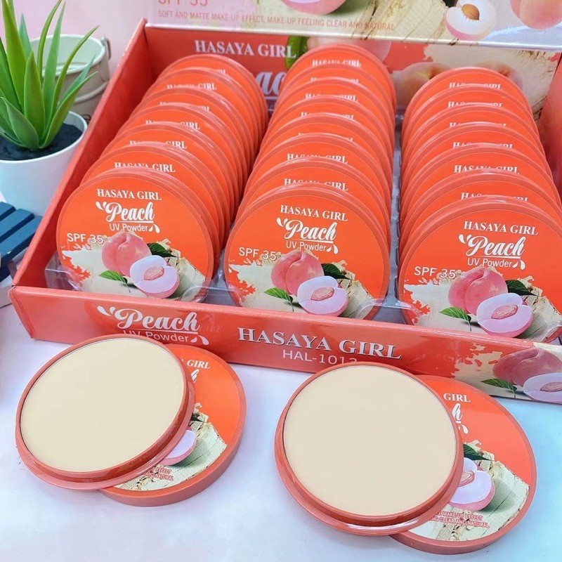 NEW Hasaya Girl Peach UV Powder 2 CODE | Shopee Malaysia