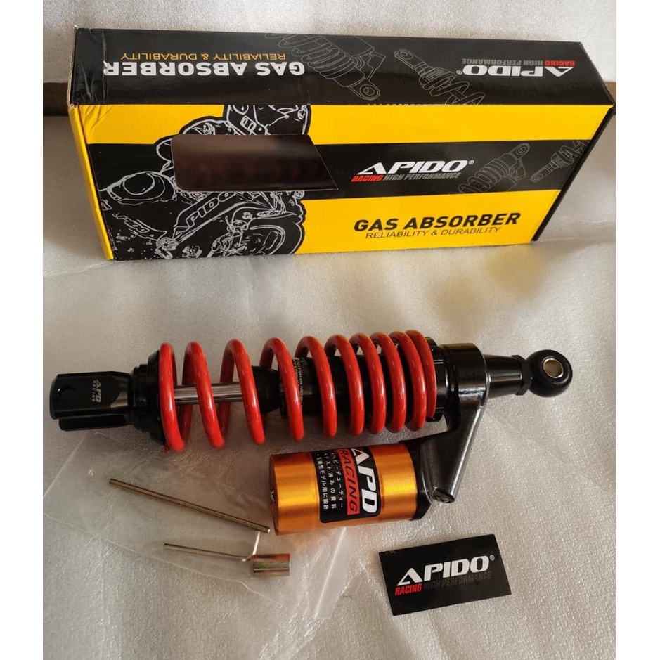 GAS MONOSHOCK / ABSORBER APIDO ( MIT 031N ) 305 MM FOR ALL SCOOTER ...