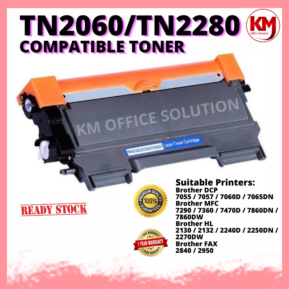 Brother TN2060 TN2280 Compatible Toner DCP 7055 7065DN MFC 7290 7360 ...