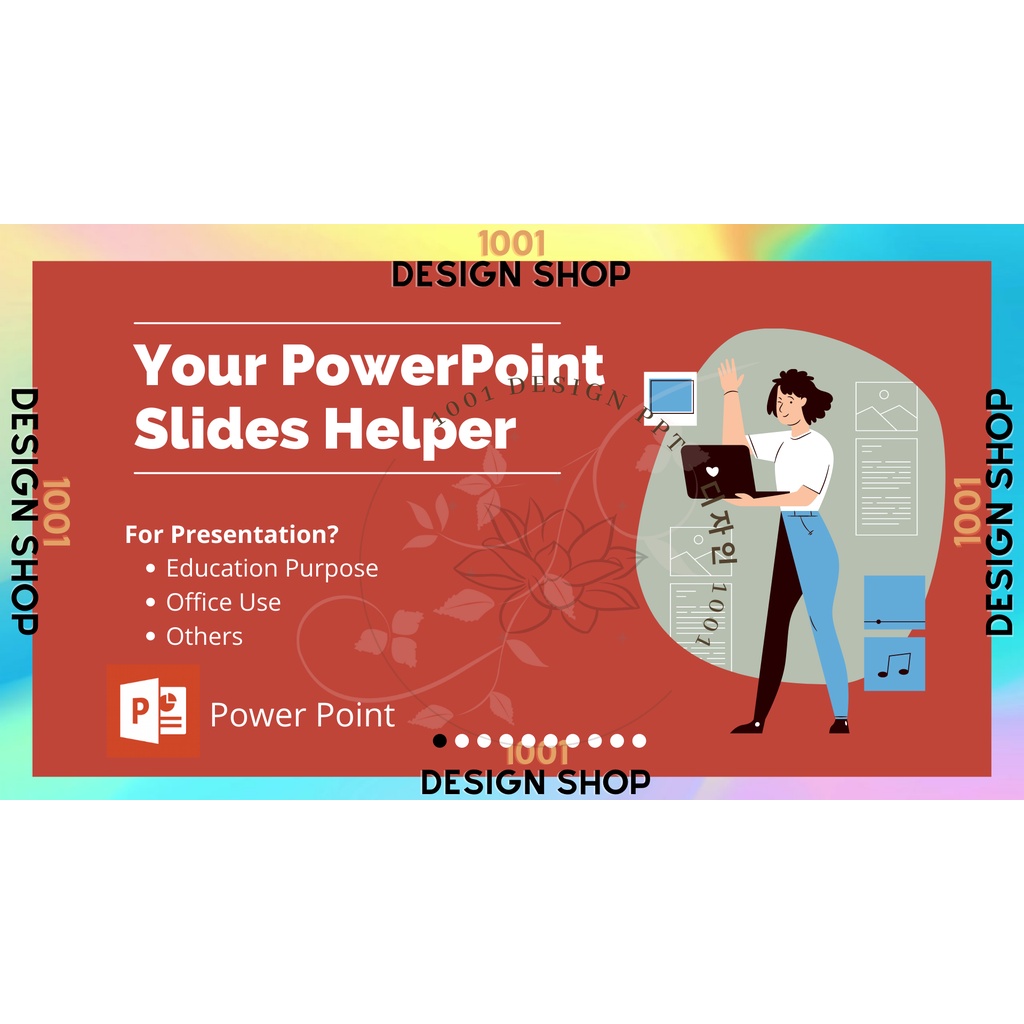 PowerPoint Slide Decoration (Slides/FYP/Presentation/Notes/Poster ...