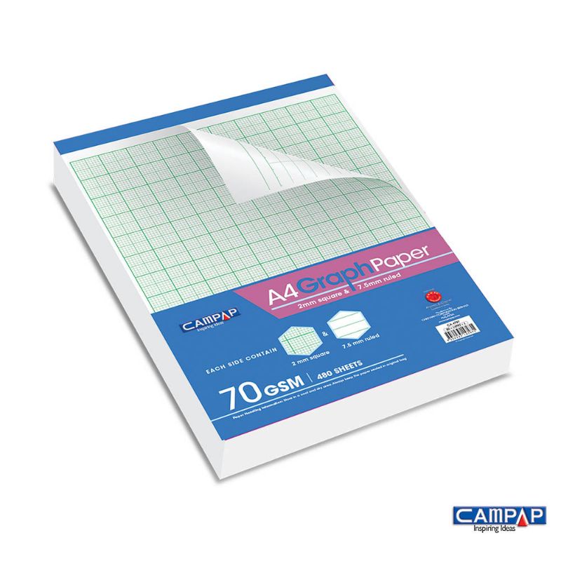 A4 Graph paper 480 sheets 70gsm | Shopee Malaysia