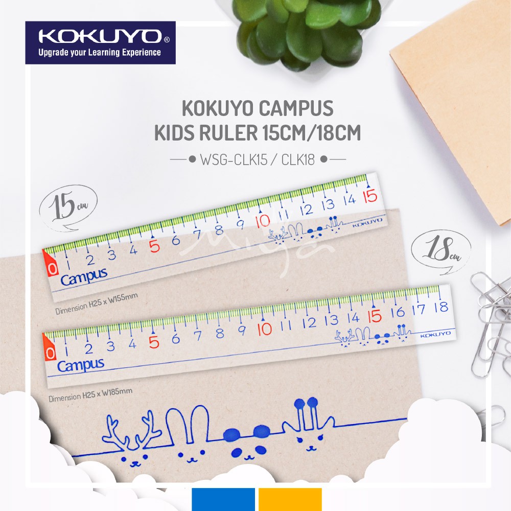 KOKUYO Campus Kids Ruler 15 / 18 cm | Shopee Malaysia