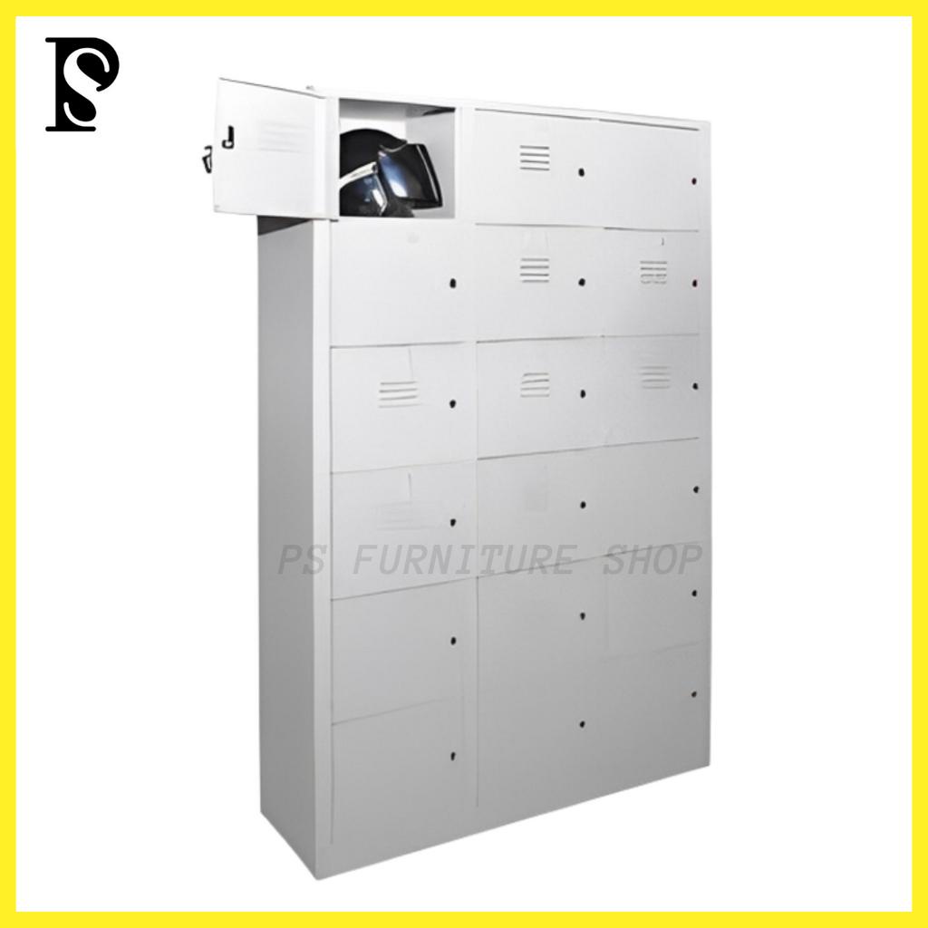 PS SHOP - Almari/Kabinet Besi/Metal/Steel Locker 18 compartment - WE ...