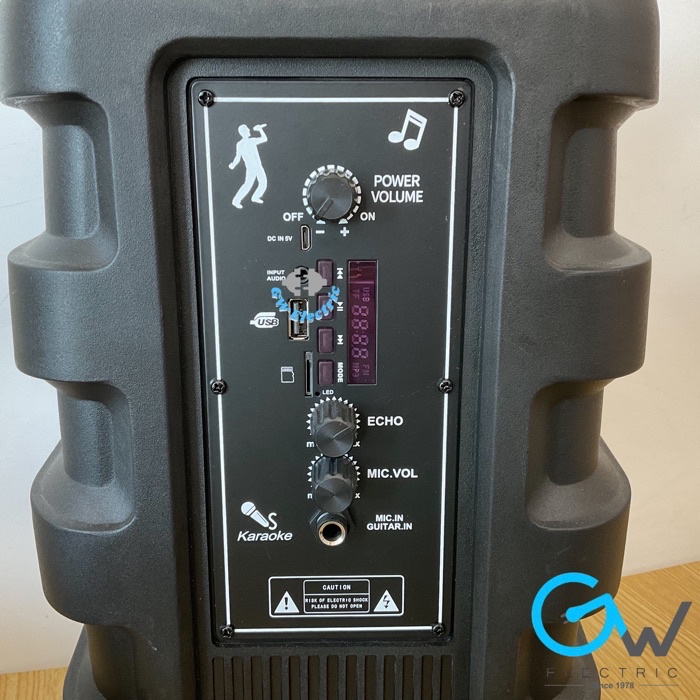 BLACK SPIDER BSP-108 8" PORTABLE SPEAKER [1 Unit] | Shopee Malaysia