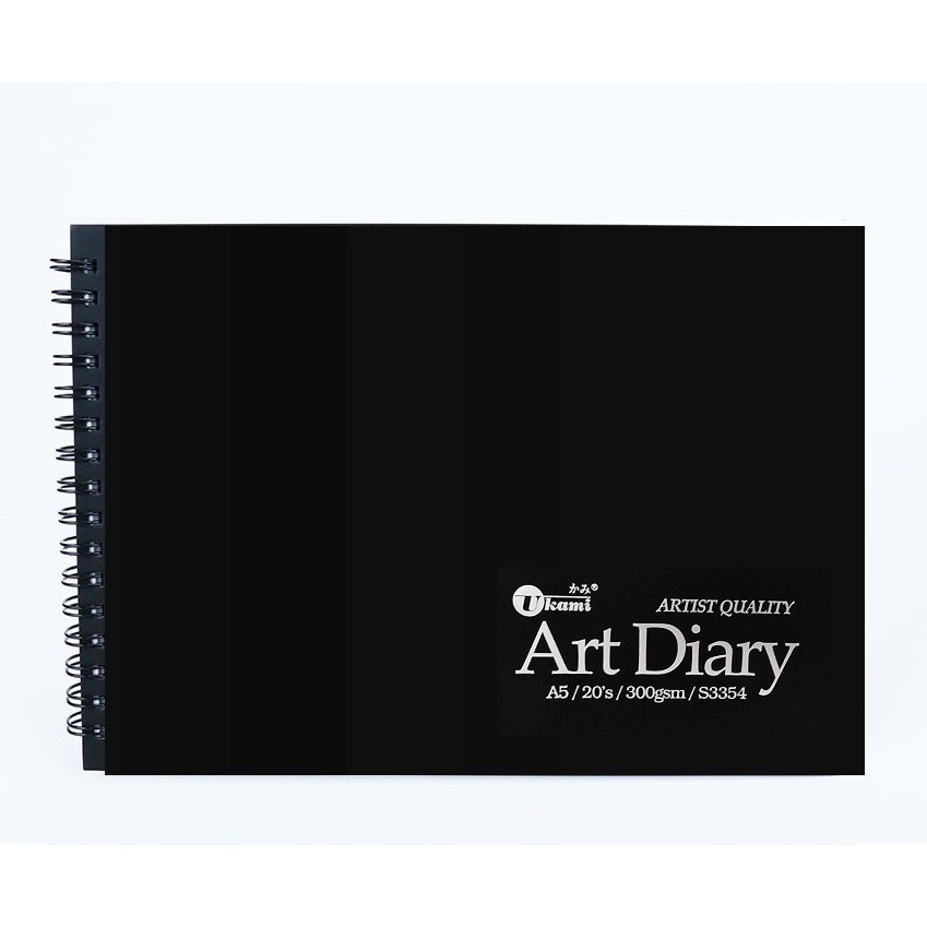 Ukami A5/A4 Art Diary Sketch Book 20's 300gsm S3354 | Shopee Malaysia