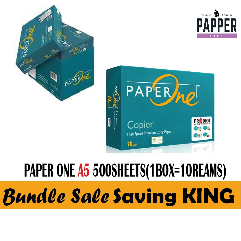 Paper One A5 500Sheets (1BOX=10REAM)**SPECIAL OFFER** BUNDLE SALE | Shopee Malaysia