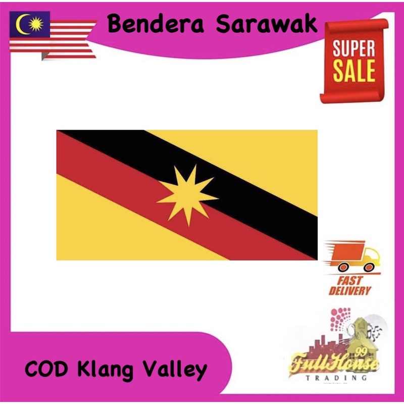 Bendera Sarawak : 3’x6’ | Shopee Malaysia