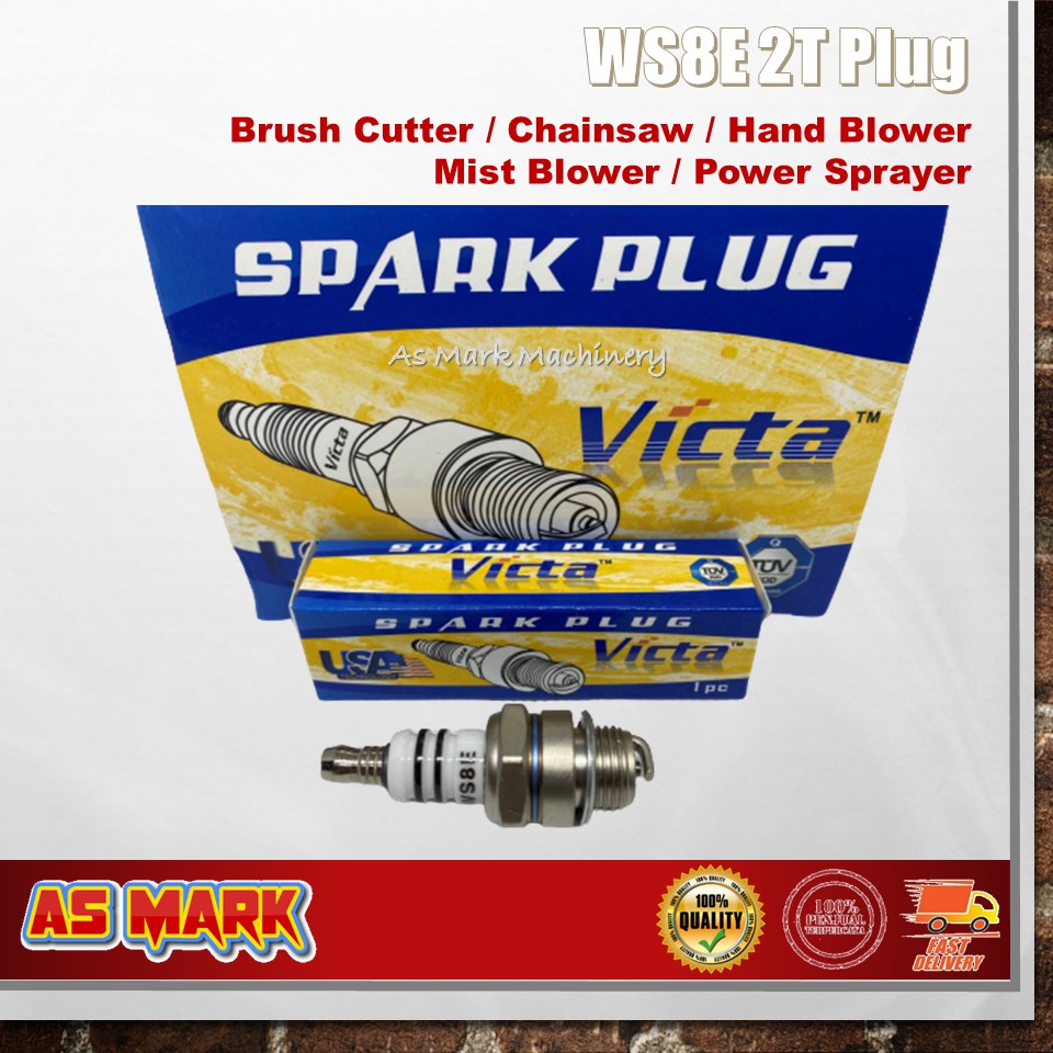 Victa Spark Plug 100% Original Plug Api Mesin Rumput Chainsaw | Shopee ...