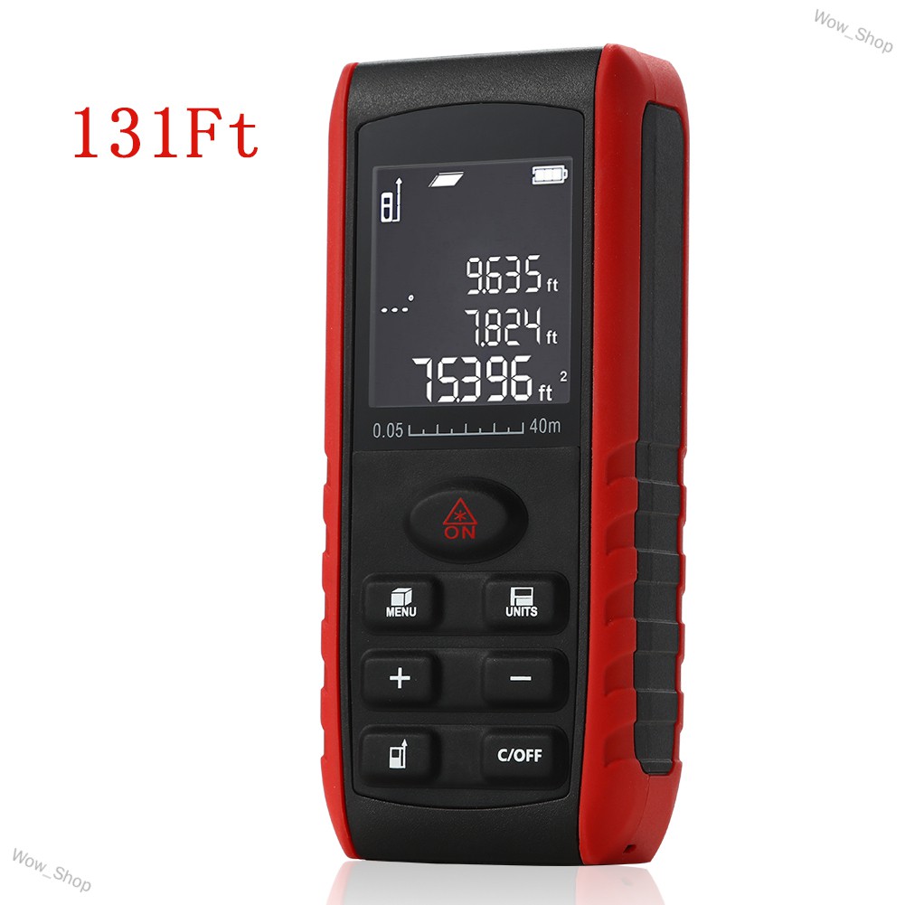 Handheld Laser Distance Meter, Distance, Area, Volume And Pythagorean ...