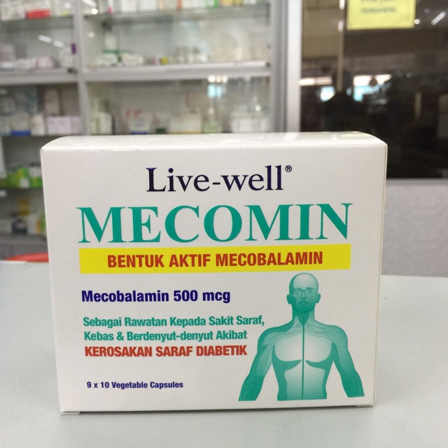 Live-Well Mecomin 500mcg 60's Exp : 9/2022 | Shopee Malaysia
