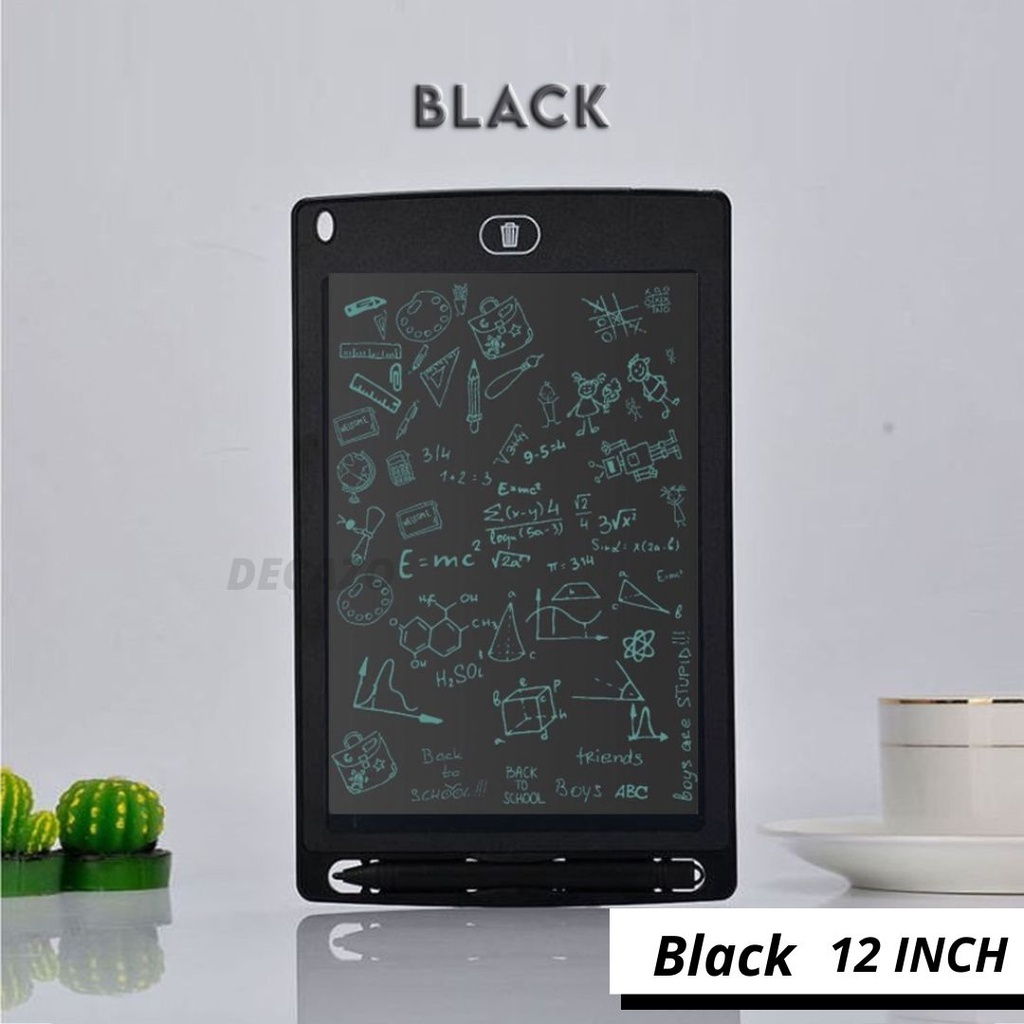 LCD Education Writing Tablet Pad Children Drawing Board Erasable Sketch ...