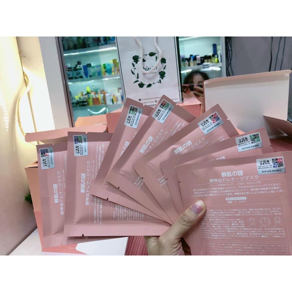 [Combo Of 5 pieces] Japanese Sheep Placenta Mask, Rwine Beauty Stem ...