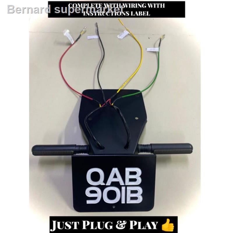 ┇YAMAHA R25 / MT25 TAIL TIDY with Crystal Number Plate + Rear LED ...