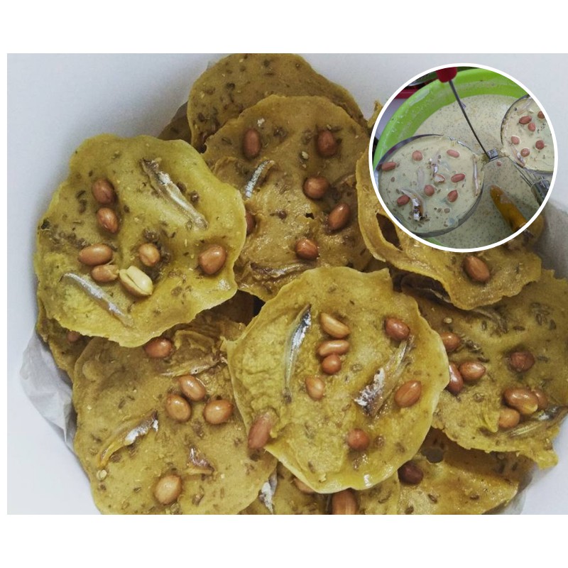 Kerepek Rempeyek Peyek Kacang Tanah Mini Murah Sedap Rangup Viral Tumpi ...
