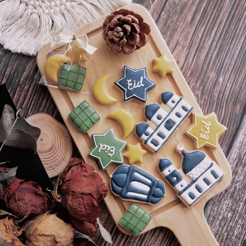 𝐄𝐢𝐝 𝐌𝐮𝐛𝐚𝐫𝐚𝐤 𝐈𝐜𝐢𝐧𝐠 𝐂𝐨𝐨𝐤𝐢𝐞𝐬 𝐇𝐨𝐦𝐞𝐦𝐚𝐝𝐞 | Shopee Malaysia