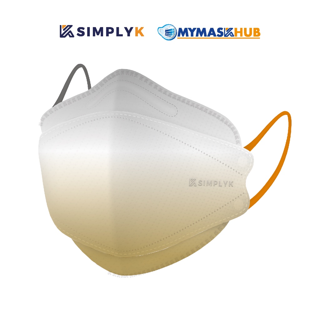 Simply K 4Ply KF94 Gradient Protective Face Masks ( Earloop / Headloop ...