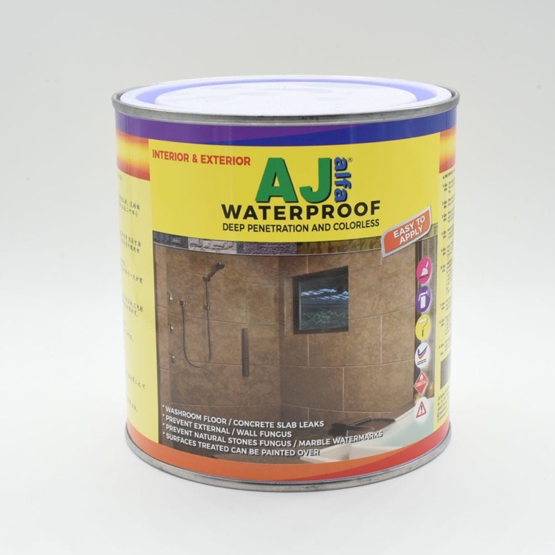 5L AJ Waterproof Deep Penetration and Colourless Interior & Exterior ...
