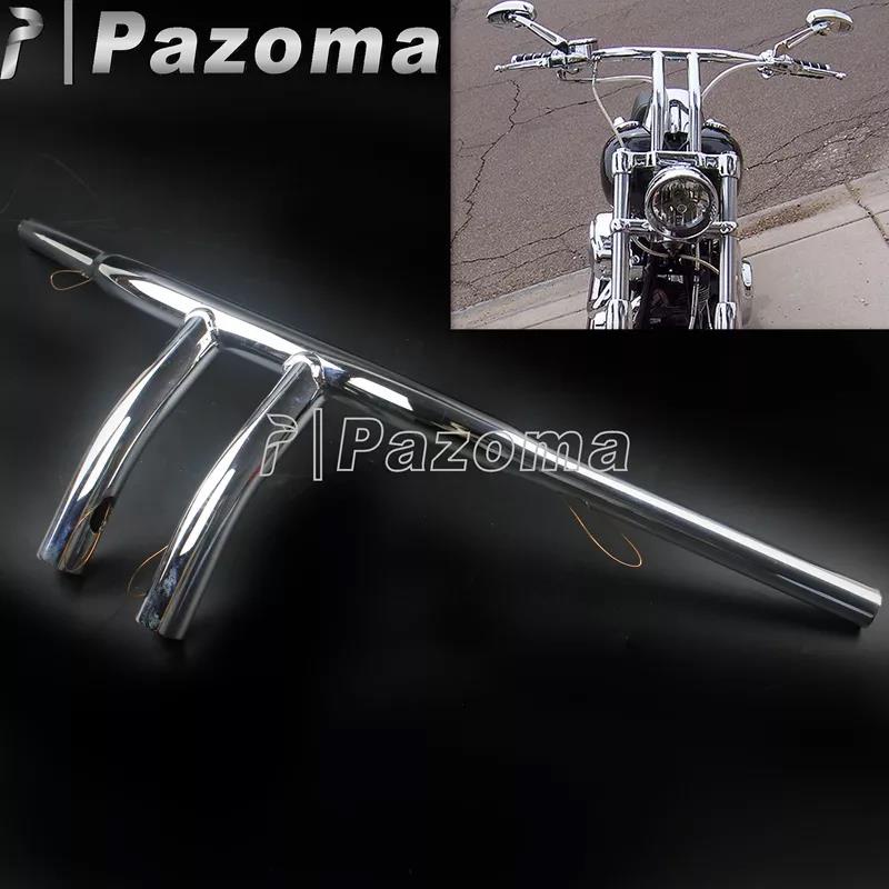 8" Rise T-Bar 1" Drag Handlebar 25mm Hand Control Bar for Harley Cafe ...