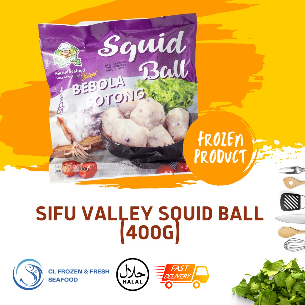 Sifu Halal Squid Ball / Bebola Sotong (400g) | Halal Frozen Food ...