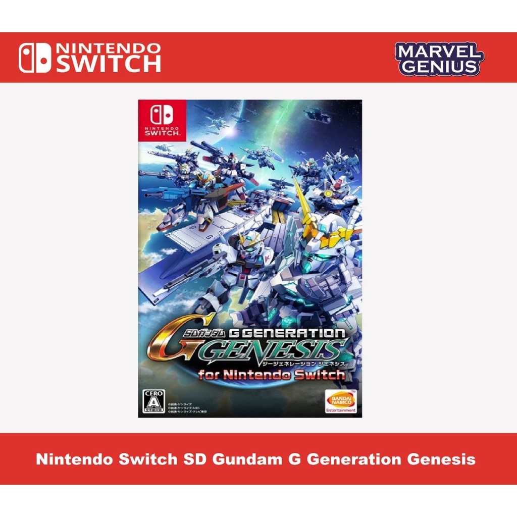 NSW NS Nintendo Switch GAME SD Gundam G Generation Genesis (English/CHN)(NEW) | Shopee Malaysia