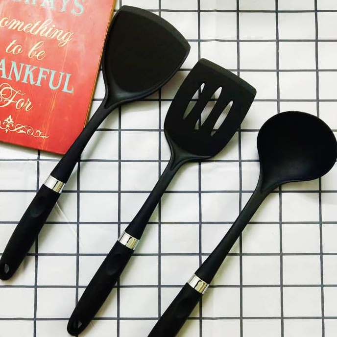 ☑ [Malaysia In stock] SET SENDUK SILICONE KITCHEN TOOLS SILICONE ...