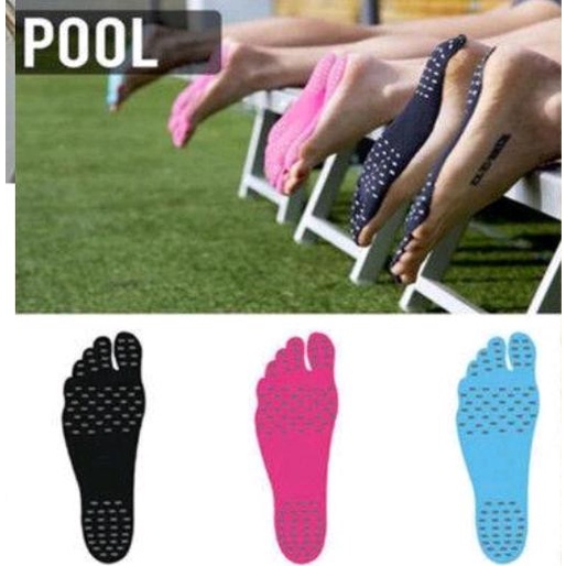 Beach invisible foot stickers NAKEFIT Shoes Stick on Soles Sticky Pads ...