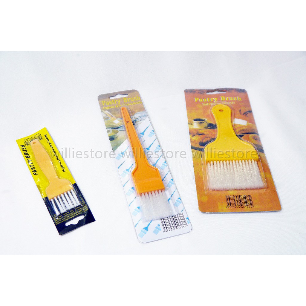 Berus Pastri/ Pastry Brush/ Baking Brush (S/M/L)/ Plastic Cream Whisk ...