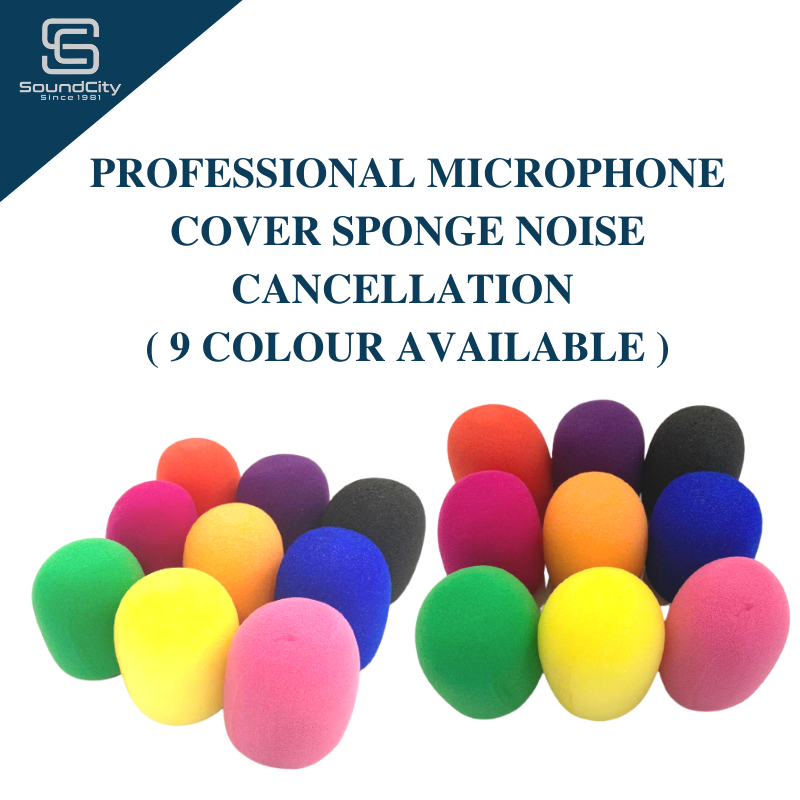Professional Microphone Cover Sponge Noise Cancellation Microphone ...