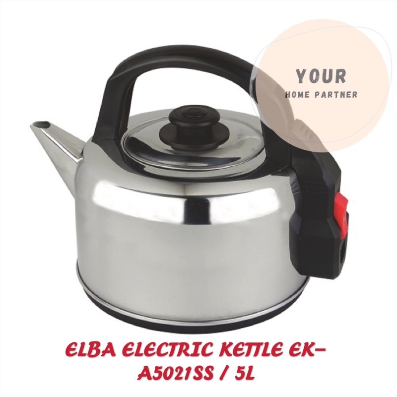 Elba Electric Kettle EK-A5021SS 5L | Shopee Malaysia