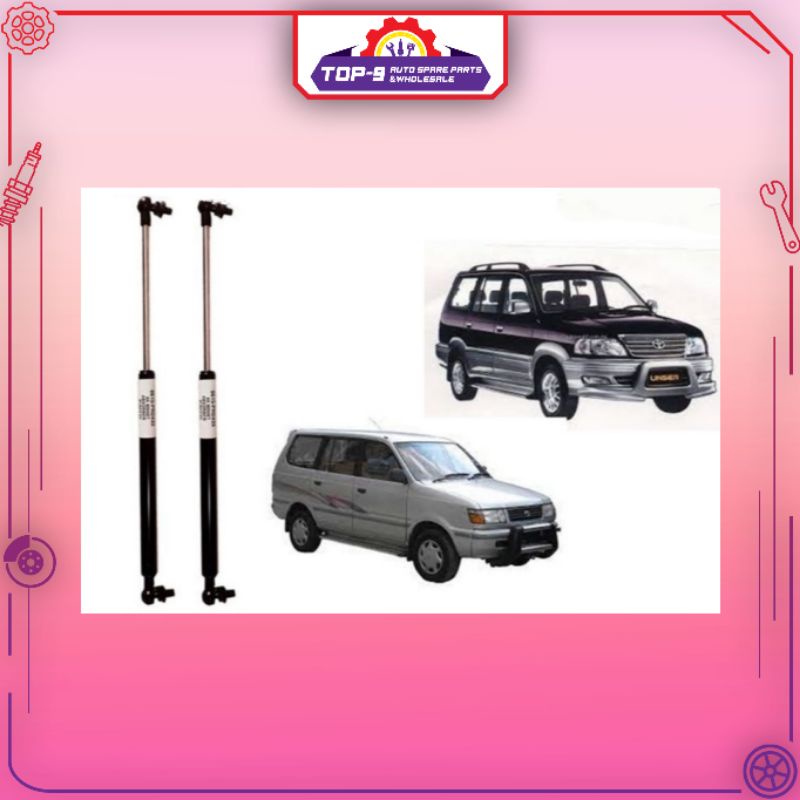 Toyota Unser 1996 All Model Rear Bonnet Damper Boot Absorber Gas Spring ...