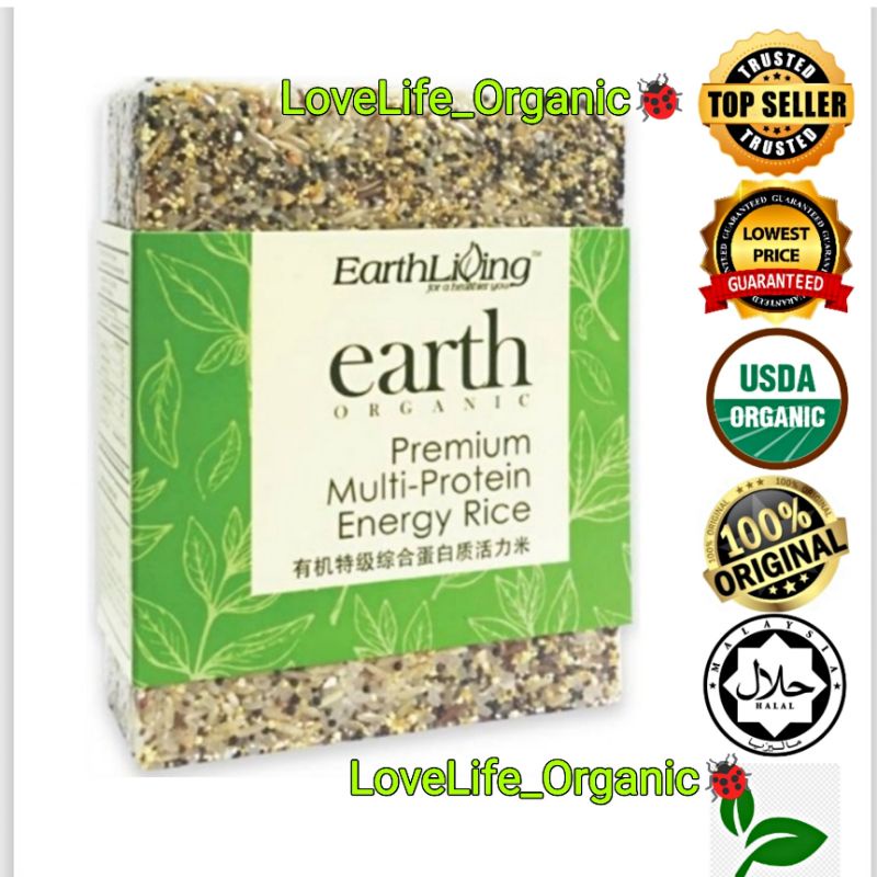 ORGANIC PREMIUM MULTI PROTEIN ENERGY RICE 900G EXP:3/2026 | Shopee Malaysia