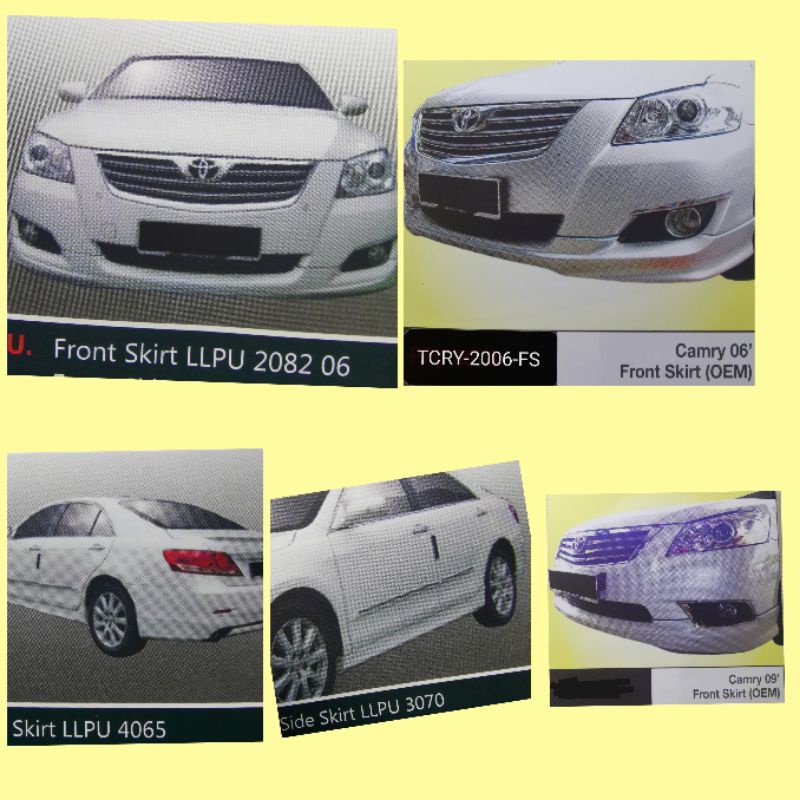 Camry 2006-2011 OEM (PU2082, TCRY-2006-FS FS'06, PU2081 FS'09, PU3070 SS, PU4065 RS,) PU ...