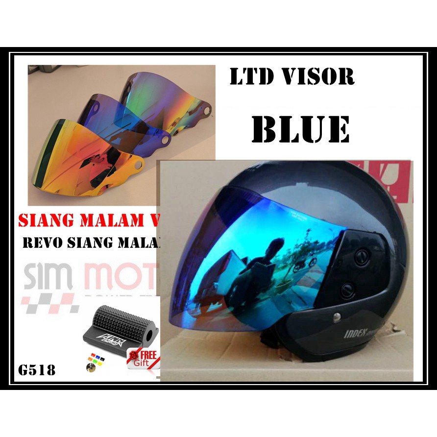 VISOR HELMET INDEX SWAN LTD X-DOT Helmet Visor LTD XDOT SWAN LASER ...