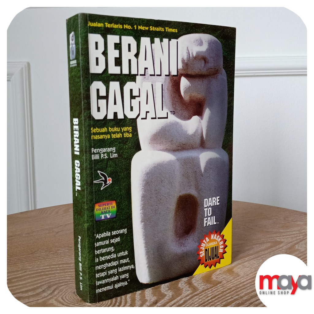 Preloved Book-Berani Gagal by Billi P.S Lim [Bahasa Melayu]-Maya Online ...