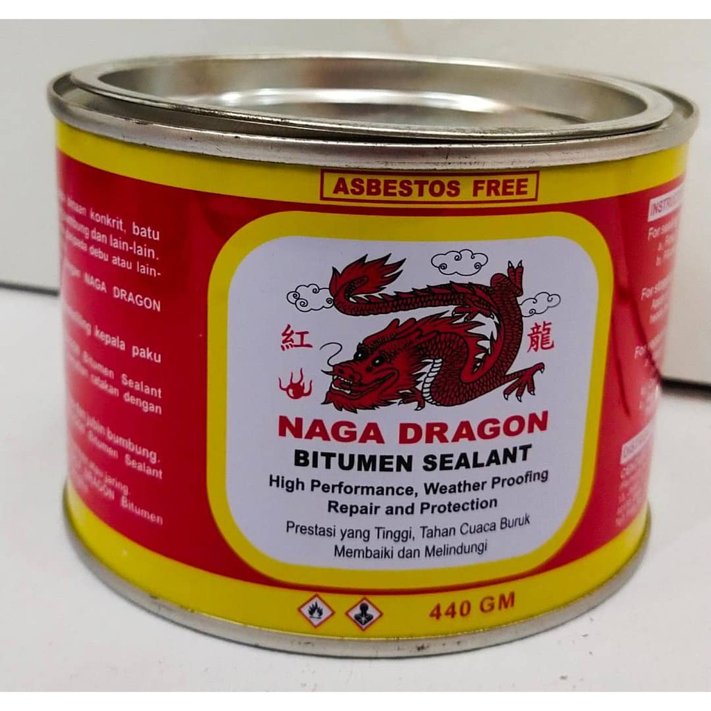 NAGA DRAGON Bitumen Sealant Compound / Gam Bumbung Zink / Penampal ...