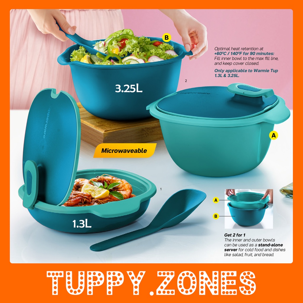 Tupperware Warmie Tup Serving Set | Shopee Malaysia