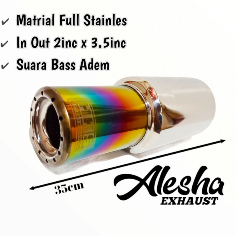 HKS Gronel Rainbow Racing Car Exhaust Full Bass Sound | Shopee Malaysia